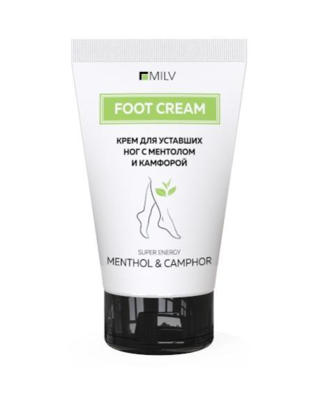 Cream for Tired Feet with Menthol and Camphor Milv – Belcosmet